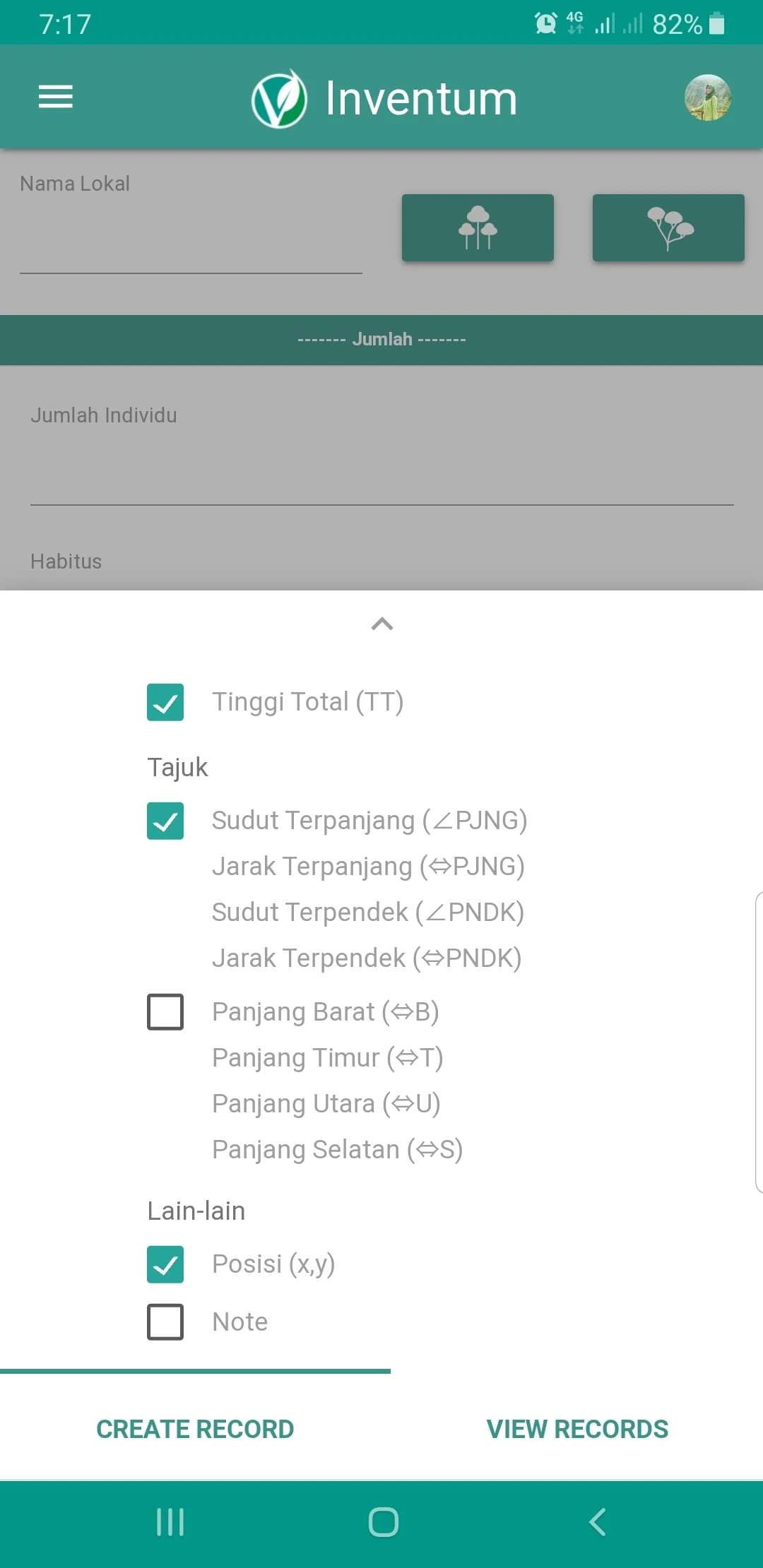 Inventum | Alat Inventarisasi Tumbuhan