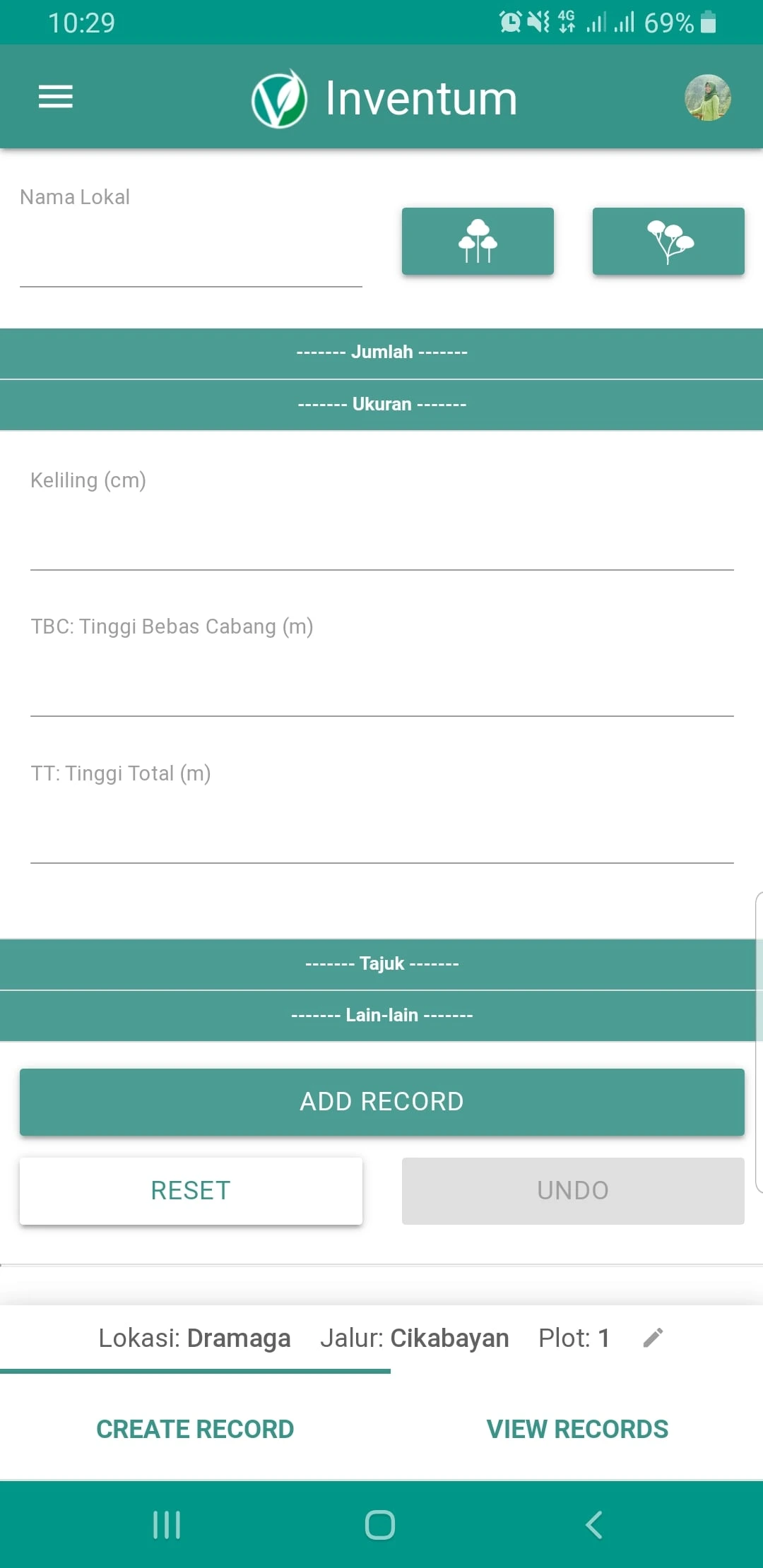Inventum | Alat Inventarisasi Tumbuhan
